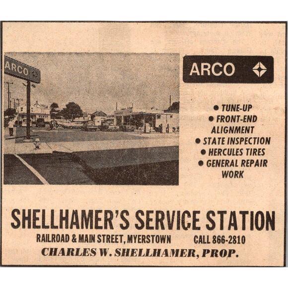 None and/or Unknown | Other | Shellhamers Service Station Arco Tune Up ...